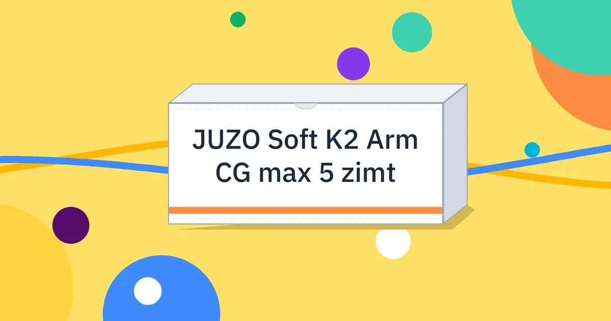 Symbolbild: Packung mit der Aufschrift JUZO Soft K2 Arm CG max 5 zimt (PZN 15513828) – Verfügbarkeit und Bezug in Apotheken in Frankfurt am Main