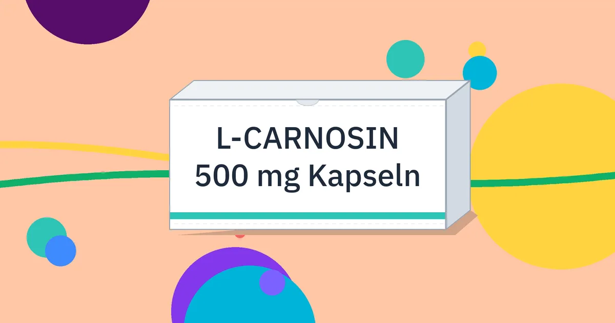 Symbolbild: Packung mit der Aufschrift L-CARNOSIN 500 mg Kapseln (PZN 10198262) – Verfügbarkeit und Bezug in Apotheken in Frankfurt am Main