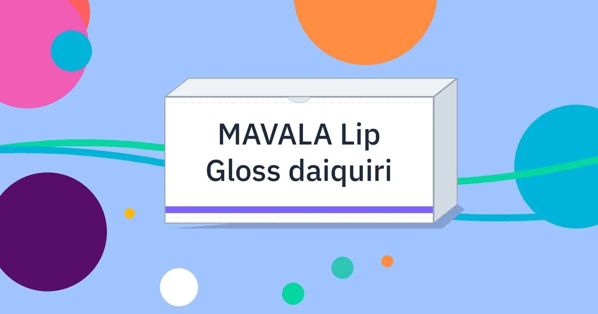 Symbolbild: Packung mit der Aufschrift MAVALA Lip Gloss daiquiri (PZN 19450504) – Verfügbarkeit und Bezug in Apotheken in Frankfurt am Main