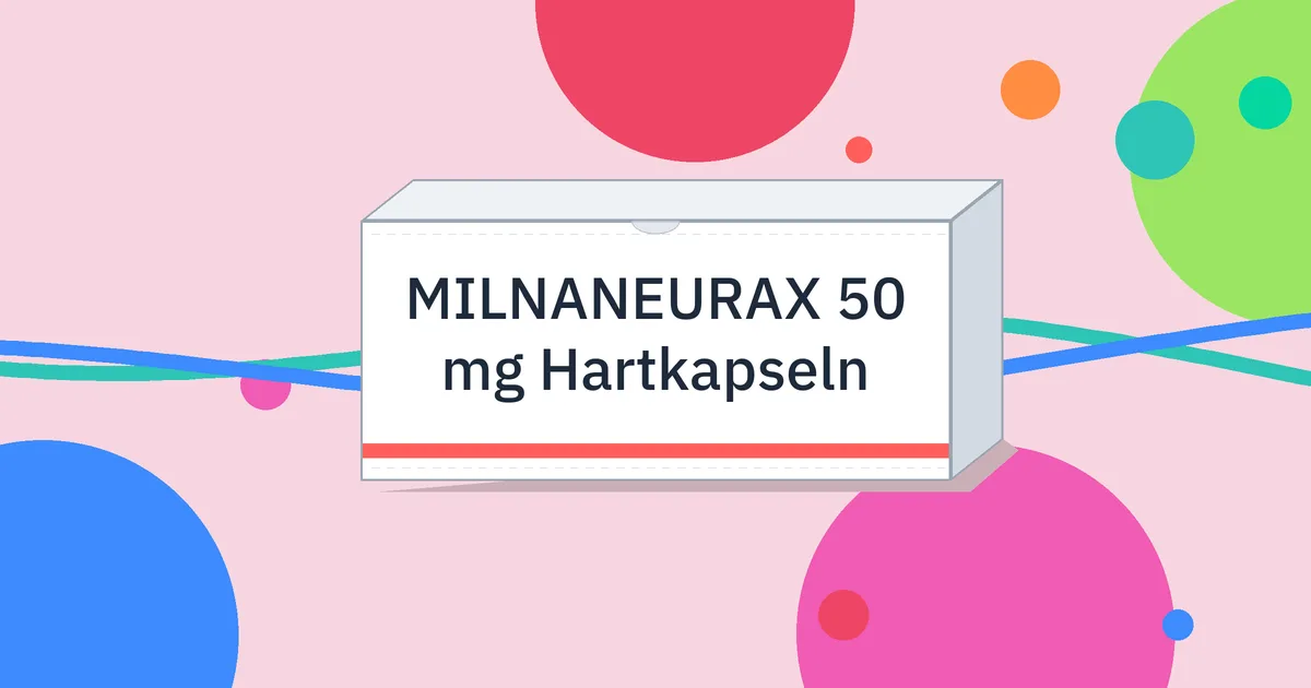 Symbolbild: Packung mit der Aufschrift MILNANEURAX 50 mg Hartkapseln (PZN 11599483) – Verfügbarkeit und Bezug in Apotheken in Frankfurt am Main