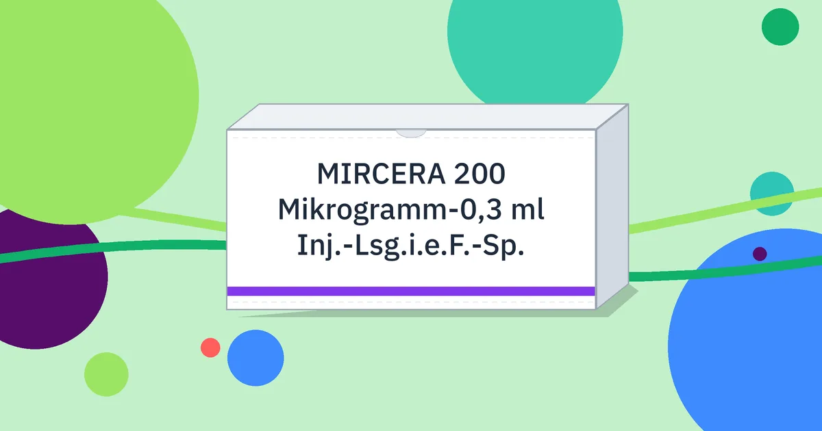 Symbolbild: Packung mit der Aufschrift MIRCERA 200 Mikrogramm-0,3 ml Inj.-Lsg.i.e.F.-Sp. (PZN 18271082) – Verfügbarkeit und Bezug in Apotheken in Frankfurt am Main