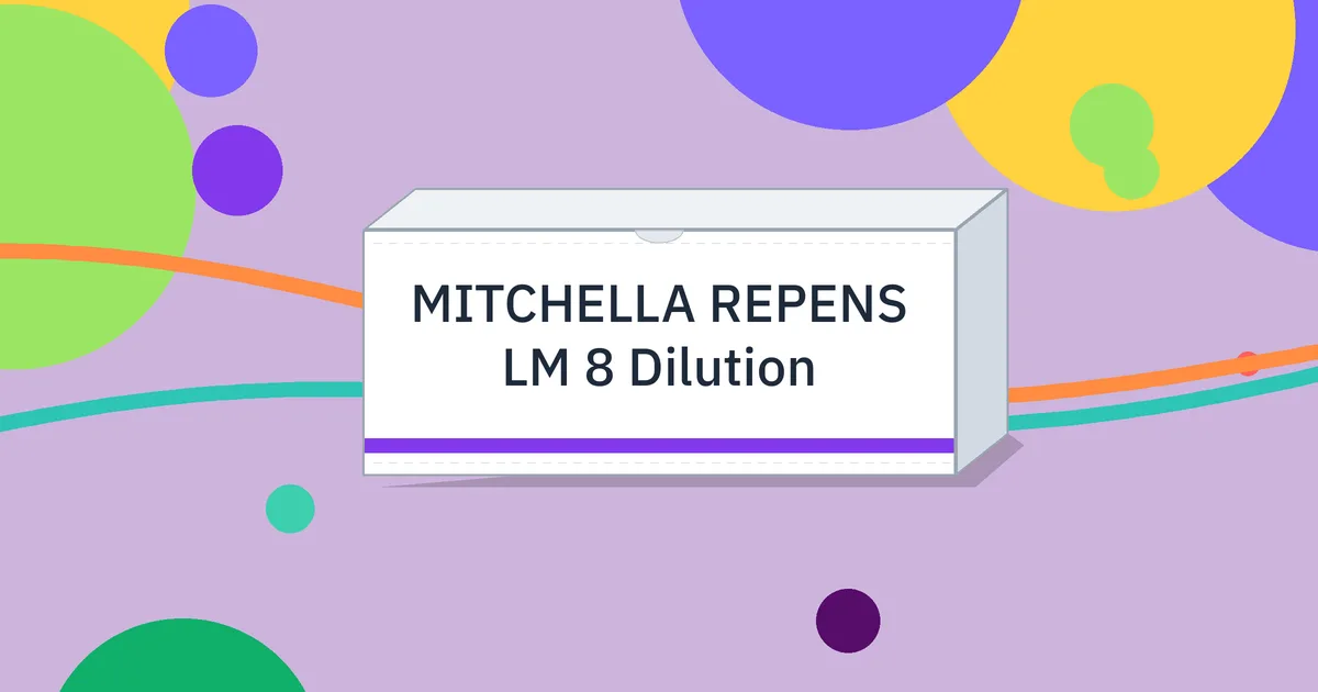 Symbolbild: Packung mit der Aufschrift MITCHELLA REPENS LM 8 Dilution (PZN 13609286) – Verfügbarkeit und Bezug in Apotheken in Frankfurt am Main