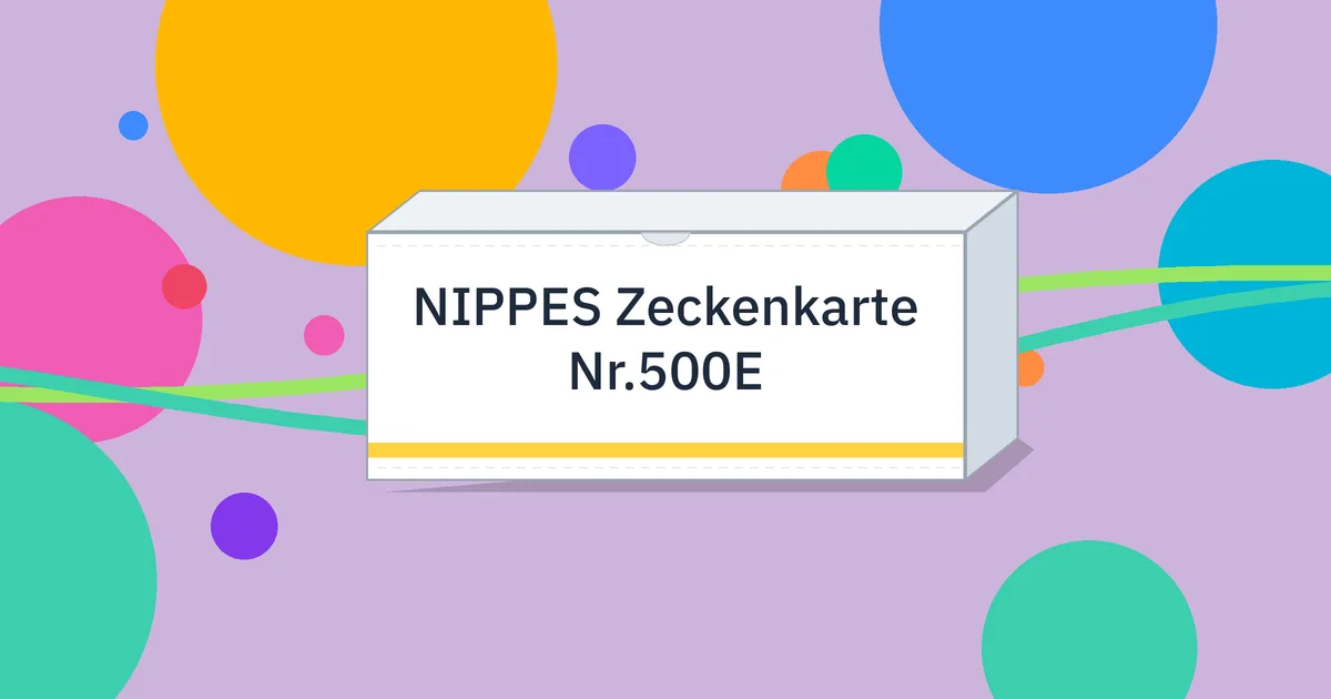 Symbolbild: Packung mit der Aufschrift NIPPES Zeckenkarte Nr.500E (PZN 09510458) – Verfügbarkeit und Bezug in Apotheken in Frankfurt am Main