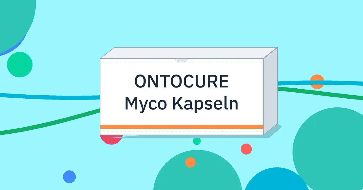 Symbolbild: Packung mit der Aufschrift ONTOCURE Myco Kapseln (PZN 17232097) – Verfügbarkeit und Bezug in Apotheken in Frankfurt am Main
