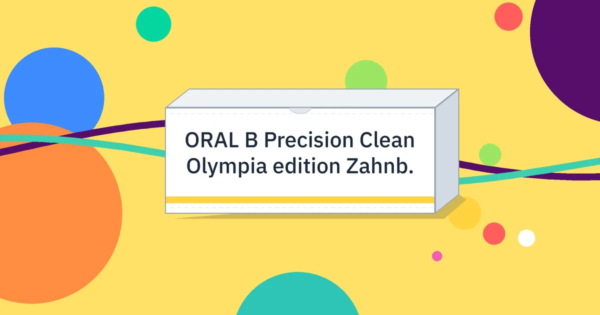 Symbolbild: Packung mit der Aufschrift ORAL B Precision Clean Olympia edition Zahnb. (PZN 10202940) – Verfügbarkeit und Bezug in Apotheken in Frankfurt am Main