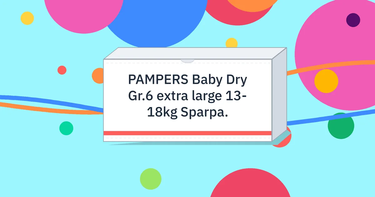 Symbolbild: Packung mit der Aufschrift PAMPERS Baby Dry Gr.6 extra large 13-18kg Sparpa. (PZN 16699640) – Verfügbarkeit und Bezug in Apotheken in Frankfurt am Main