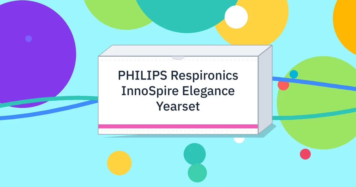 Symbolbild: Packung mit der Aufschrift PHILIPS Respironics InnoSpire Elegance Yearset (PZN 10228951) – Verfügbarkeit und Bezug in Apotheken in Frankfurt am Main