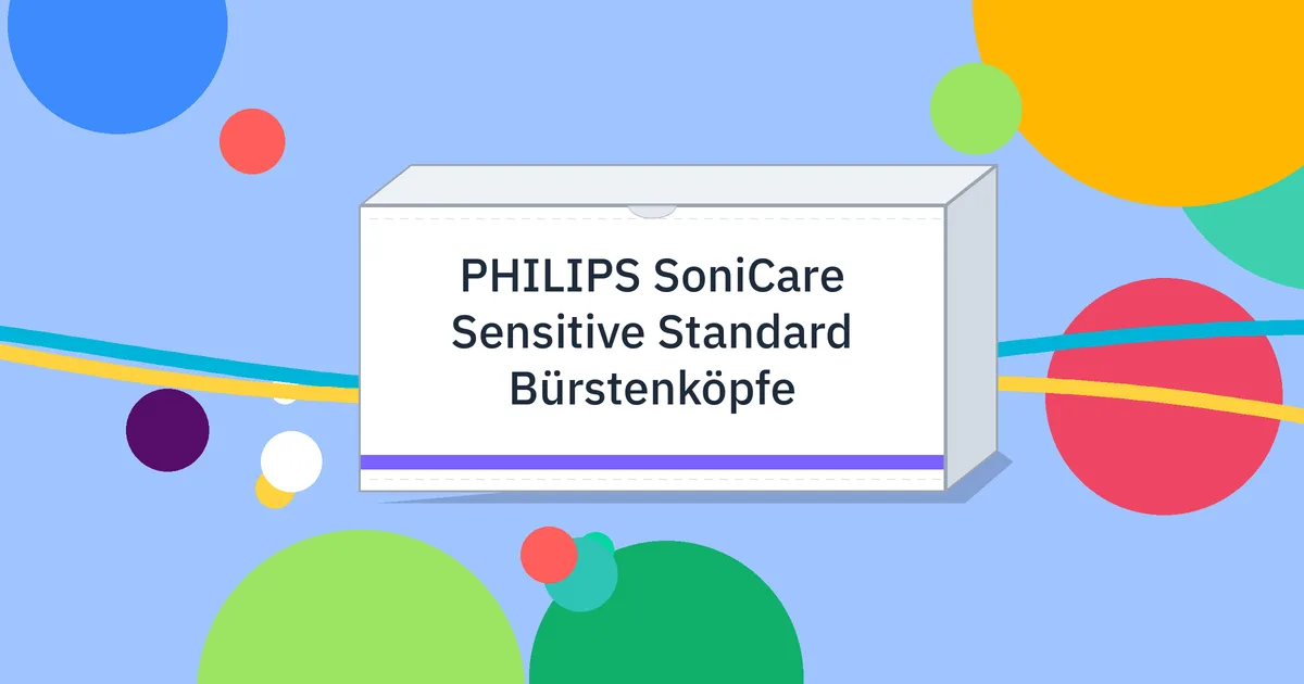 Symbolbild: Packung mit der Aufschrift PHILIPS SoniCare Sensitive Standard Bürstenköpfe (PZN 10280207) – Verfügbarkeit und Bezug in Apotheken in Frankfurt am Main