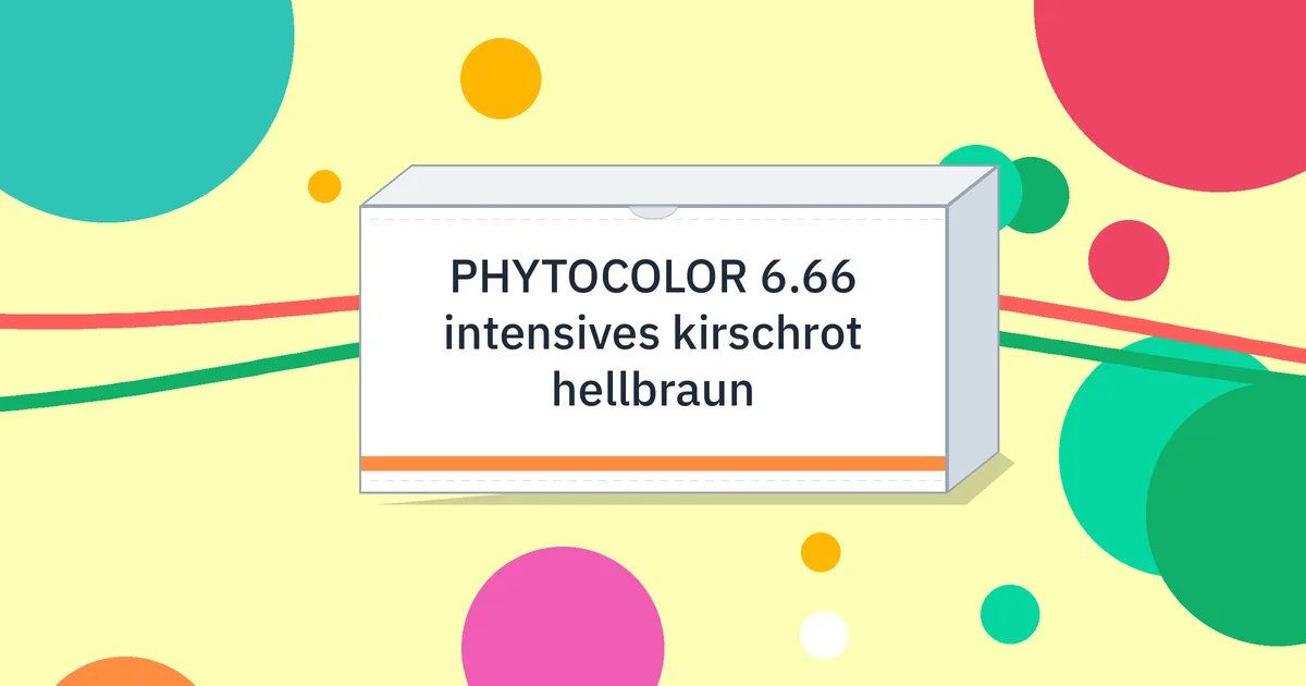 Symbolbild: Packung mit der Aufschrift PHYTOCOLOR 6.66 intensives kirschrot hellbraun (PZN 20109118) – Verfügbarkeit und Bezug in Apotheken in Frankfurt am Main