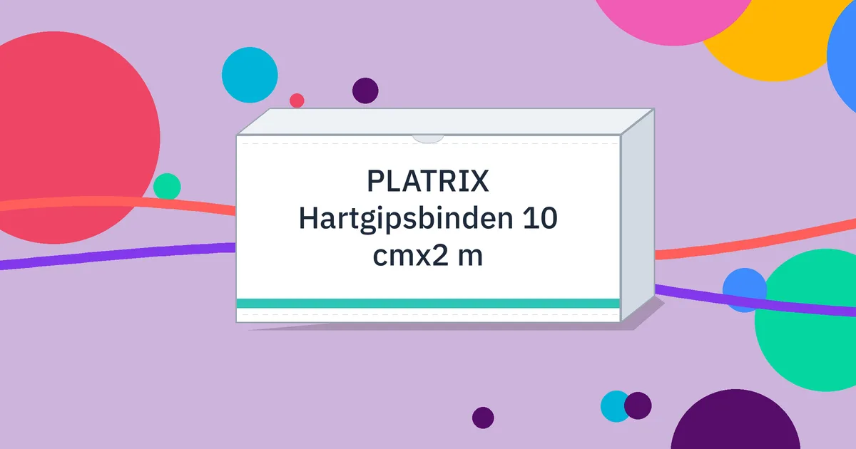 Symbolbild: Packung mit der Aufschrift PLATRIX Hartgipsbinden 10 cmx2 m (PZN 16149810) – Verfügbarkeit und Bezug in Apotheken in Frankfurt am Main
