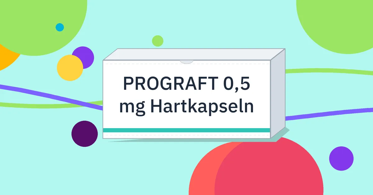 Symbolbild: Packung mit der Aufschrift PROGRAFT 0,5 mg Hartkapseln (PZN 06786958) – Verfügbarkeit und Bezug in Apotheken in Frankfurt am Main