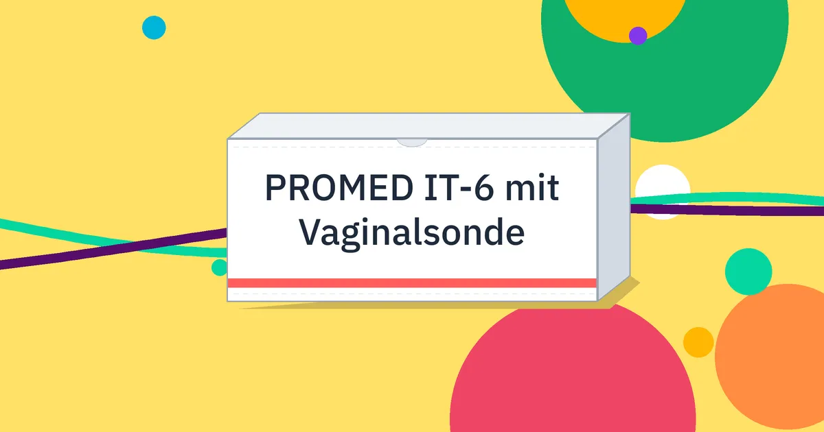 Symbolbild: Packung mit der Aufschrift PROMED IT-6 mit Vaginalsonde (PZN 07330953) – Verfügbarkeit und Bezug in Apotheken in Frankfurt am Main