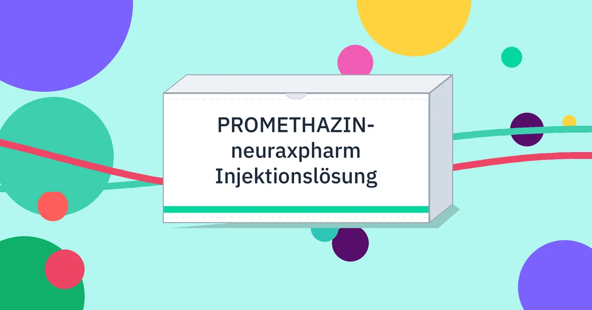 Symbolbild: Packung mit der Aufschrift PROMETHAZIN-neuraxpharm Injektionslösung (PZN 03218219) – Verfügbarkeit und Bezug in Apotheken in Frankfurt am Main