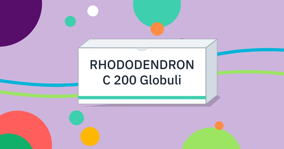 Symbolbild: Packung mit der Aufschrift RHODODENDRON C 200 Globuli (PZN 04234108) – Verfügbarkeit und Bezug in Apotheken in Frankfurt am Main