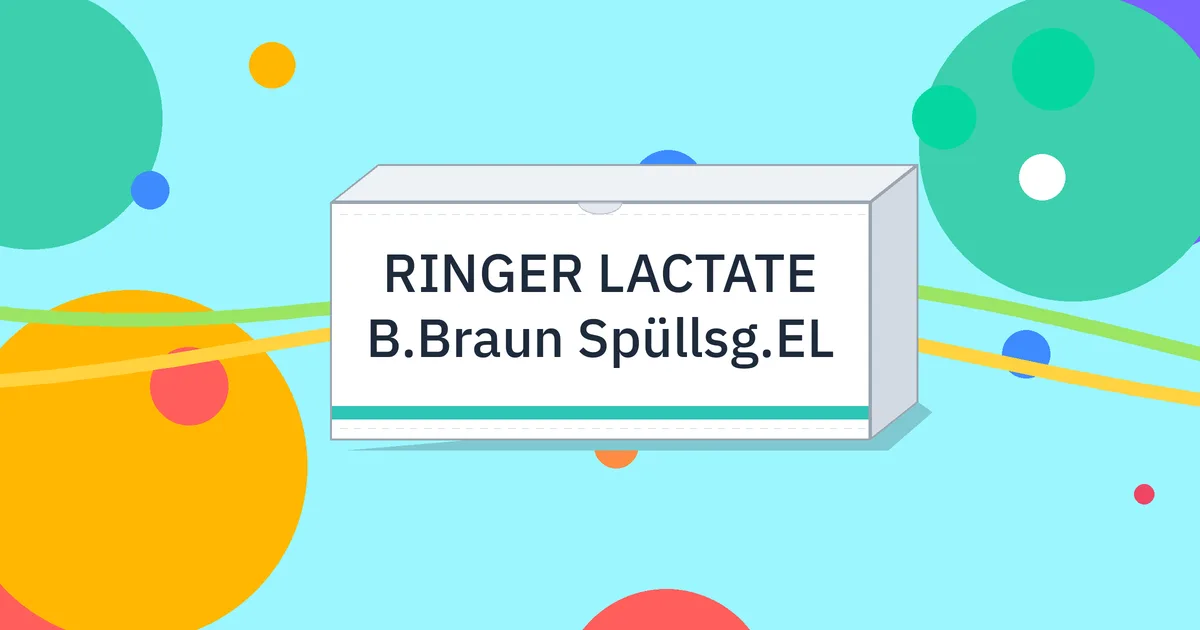 Symbolbild: Packung mit der Aufschrift RINGER LACTATE B.Braun Spüllsg.EL (PZN 06062663) – Verfügbarkeit und Bezug in Apotheken in Frankfurt am Main