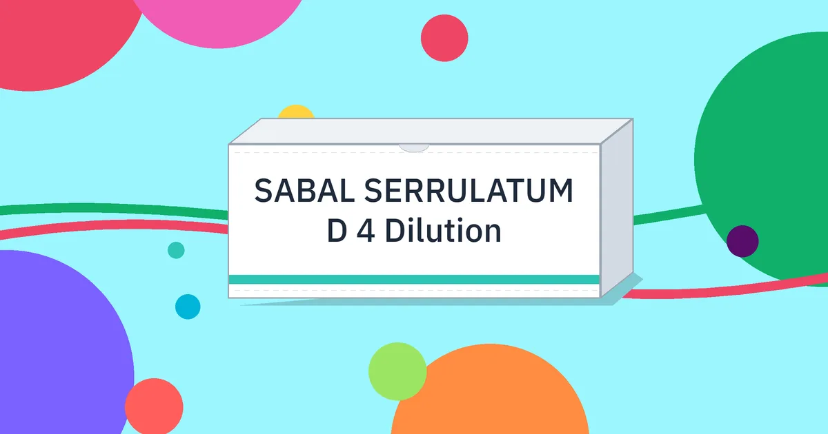 Symbolbild: Packung mit der Aufschrift SABAL SERRULATUM D 4 Dilution (PZN 01784239) – Verfügbarkeit und Bezug in Apotheken in Frankfurt am Main