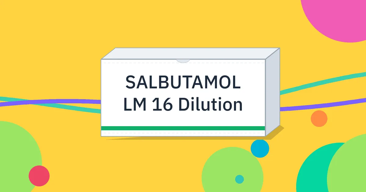 Symbolbild: Packung mit der Aufschrift SALBUTAMOL LM 16 Dilution (PZN 13177220) – Verfügbarkeit und Bezug in Apotheken in Frankfurt am Main