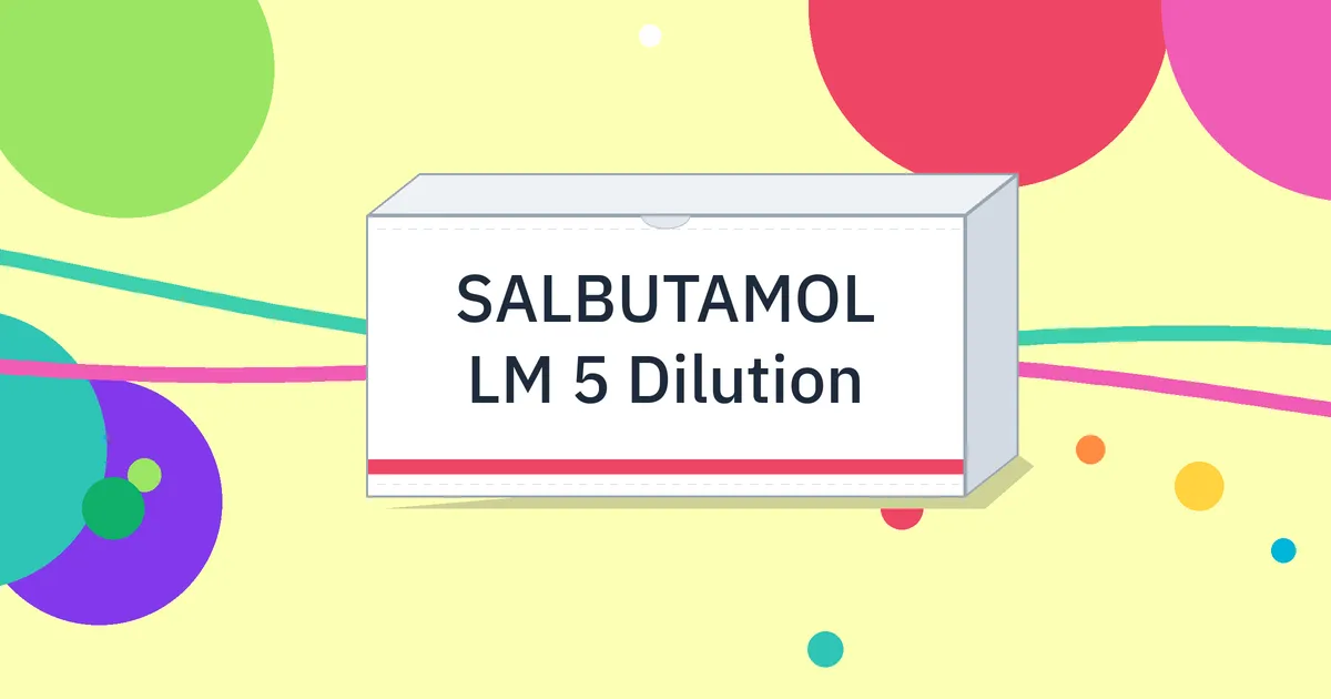 Symbolbild: Packung mit der Aufschrift SALBUTAMOL LM 5 Dilution (PZN 13177088) – Verfügbarkeit und Bezug in Apotheken in Frankfurt am Main
