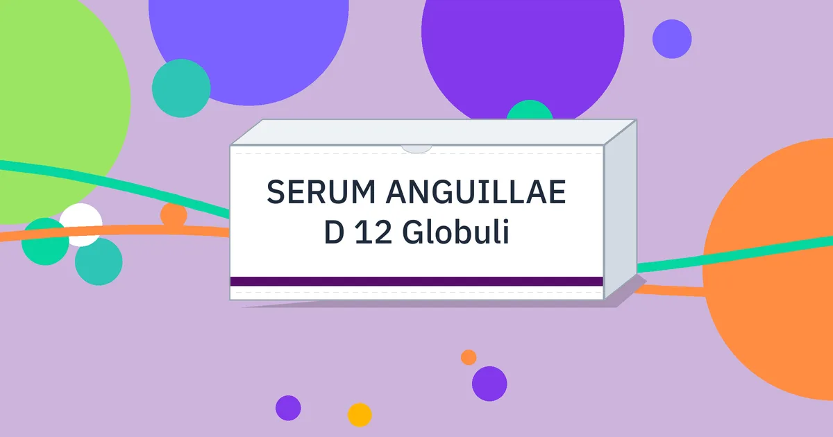 Symbolbild: Packung mit der Aufschrift SERUM ANGUILLAE D 12 Globuli (PZN 04236863) – Verfügbarkeit und Bezug in Apotheken in Frankfurt am Main