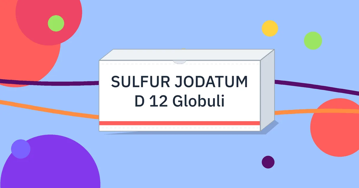 Symbolbild: Packung mit der Aufschrift SULFUR JODATUM D 12 Globuli (PZN 04239181) – Verfügbarkeit und Bezug in Apotheken in Frankfurt am Main