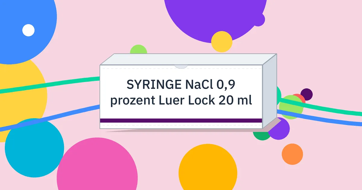 Symbolbild: Packung mit der Aufschrift SYRINGE NaCl 0,9 prozent Luer Lock 20 ml (PZN 17984816) – Verfügbarkeit und Bezug in Apotheken in Frankfurt am Main