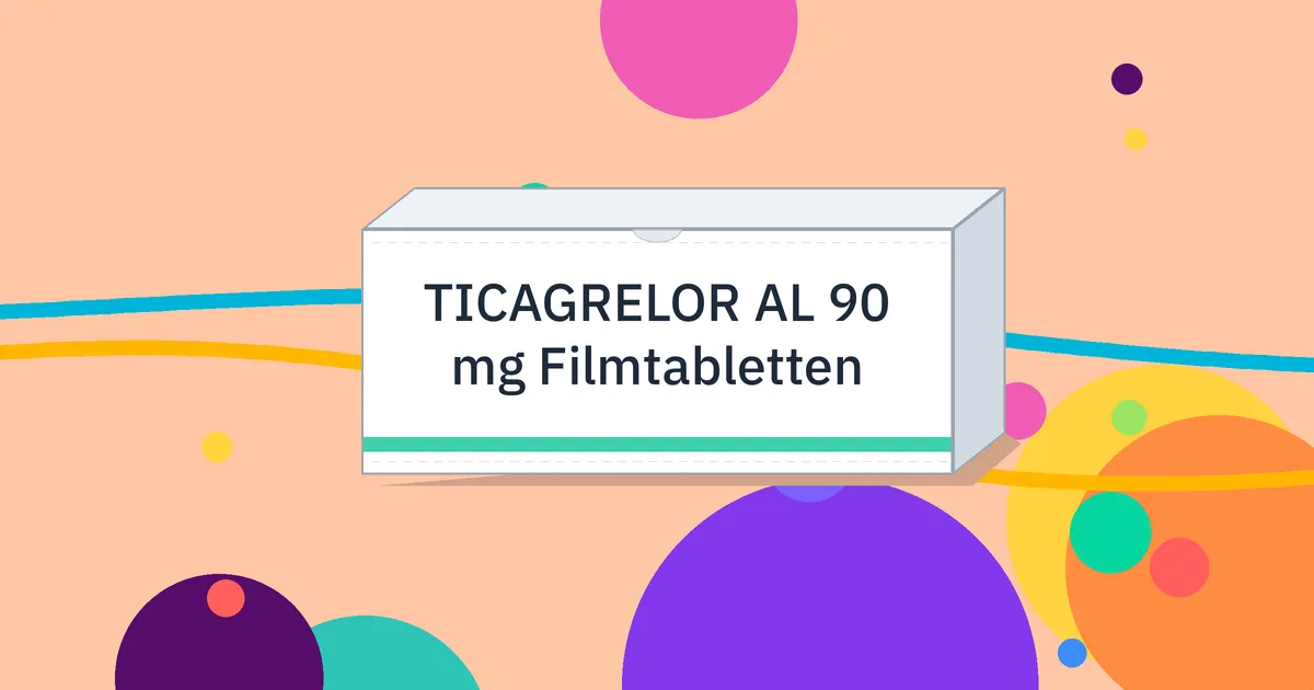Symbolbild: Packung mit der Aufschrift TICAGRELOR AL 90 mg Filmtabletten (PZN 19391285) – Verfügbarkeit und Bezug in Apotheken in Frankfurt am Main