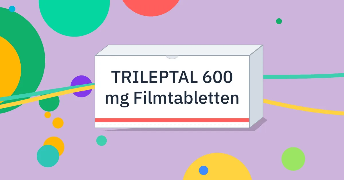 Symbolbild: Packung mit der Aufschrift TRILEPTAL 600 mg Filmtabletten (PZN 03913646) – Verfügbarkeit und Bezug in Apotheken in Frankfurt am Main