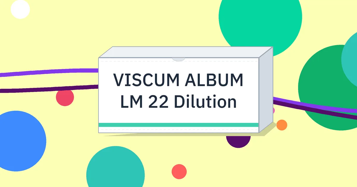 Symbolbild: Packung mit der Aufschrift VISCUM ALBUM LM 22 Dilution (PZN 13278079) – Verfügbarkeit und Bezug in Apotheken in Frankfurt am Main