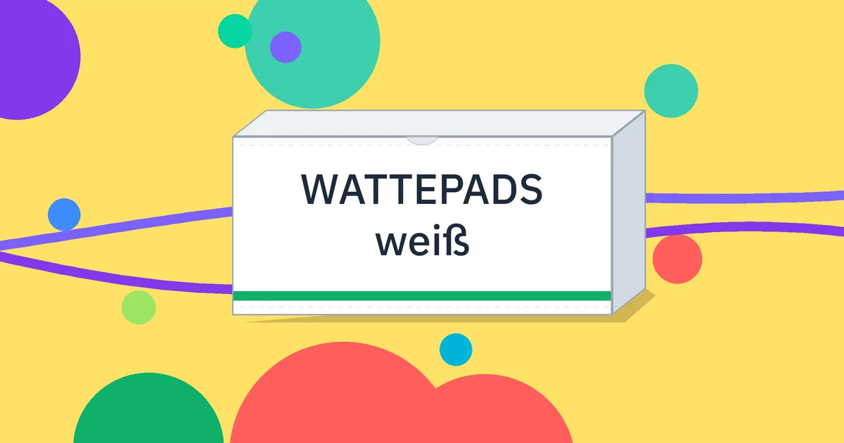 Symbolbild: Packung mit der Aufschrift WATTEPADS weiß (PZN 03904908) – Verfügbarkeit und Bezug in Apotheken in Frankfurt am Main