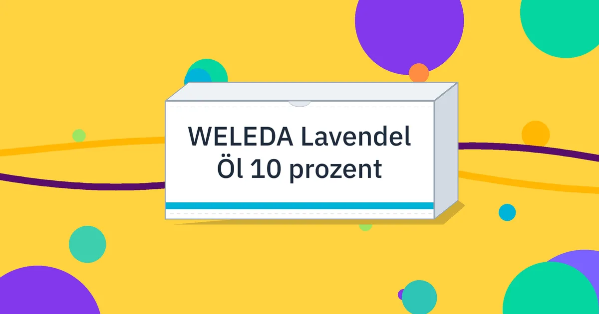 Symbolbild: Packung mit der Aufschrift WELEDA Lavendel Öl 10 prozent (PZN 00572877) – Verfügbarkeit und Bezug in Apotheken in Frankfurt am Main