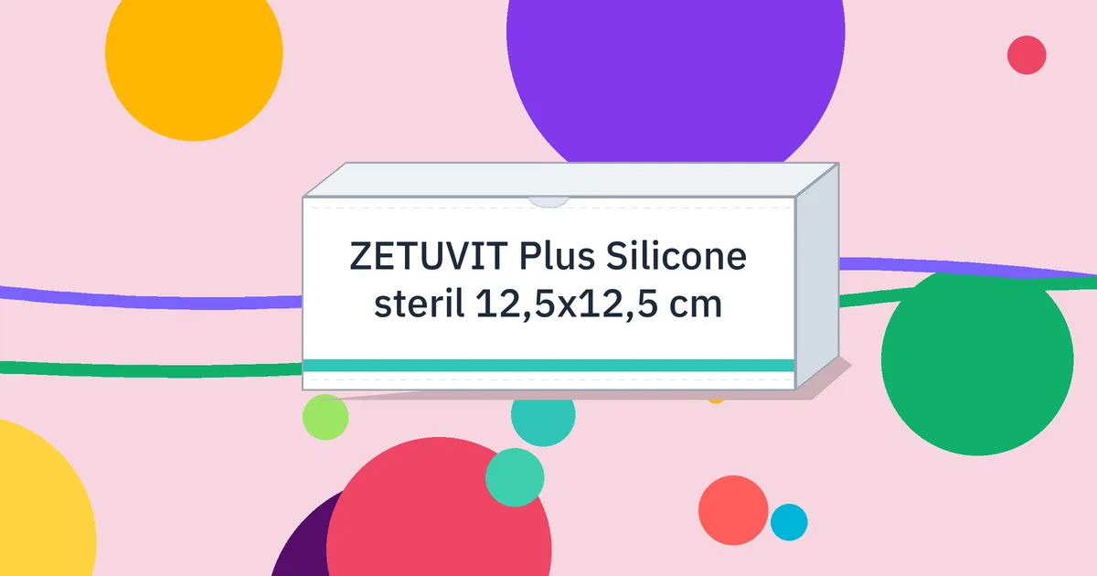 Symbolbild: Packung mit der Aufschrift ZETUVIT Plus Silicone steril 12,5x12,5 cm (PZN 18303652) – Verfügbarkeit und Bezug in Apotheken in Frankfurt am Main