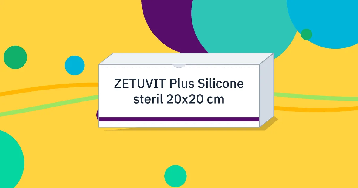 Symbolbild: Packung mit der Aufschrift ZETUVIT Plus Silicone steril 20x20 cm (PZN 16905861) – Verfügbarkeit und Bezug in Apotheken in Frankfurt am Main