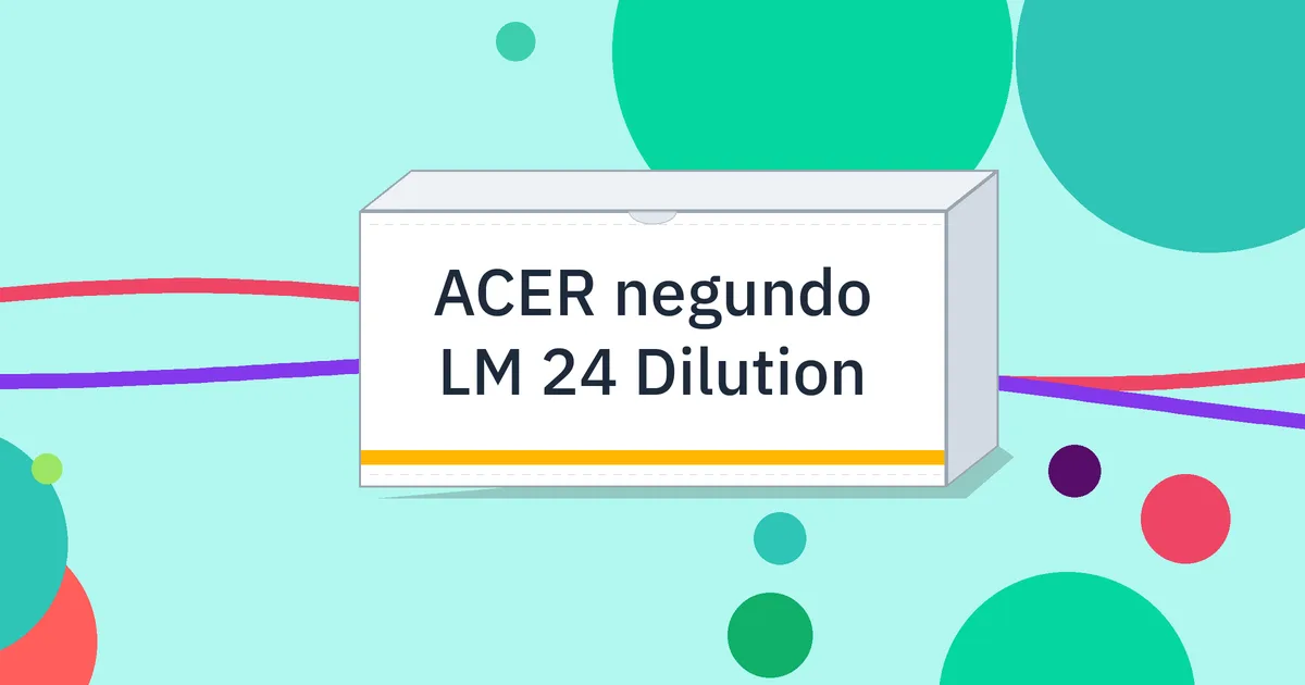 Symbolbild: Packung mit der Aufschrift ACER negundo LM 24 Dilution (PZN 13264479) – Verfügbarkeit und Bezug in Apotheken in Frankfurt am Main