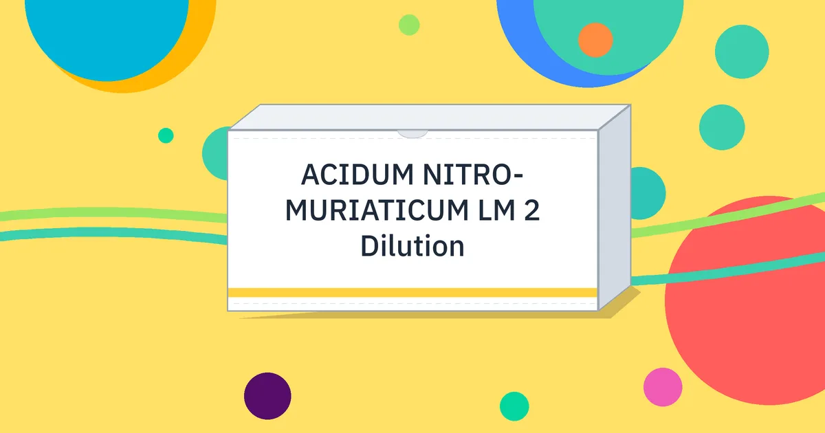 Symbolbild: Packung mit der Aufschrift ACIDUM NITRO-MURIATICUM LM 2 Dilution (PZN 13279883) – Verfügbarkeit und Bezug in Apotheken in Frankfurt am Main