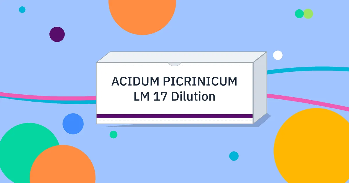 Symbolbild: Packung mit der Aufschrift ACIDUM PICRINICUM LM 17 Dilution (PZN 12753638) – Verfügbarkeit und Bezug in Apotheken in Frankfurt am Main