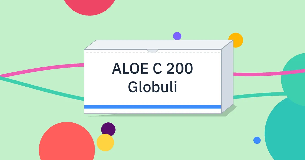 Symbolbild: Packung mit der Aufschrift ALOE C 200 Globuli (PZN 04202634) – Verfügbarkeit und Bezug in Apotheken in Frankfurt am Main