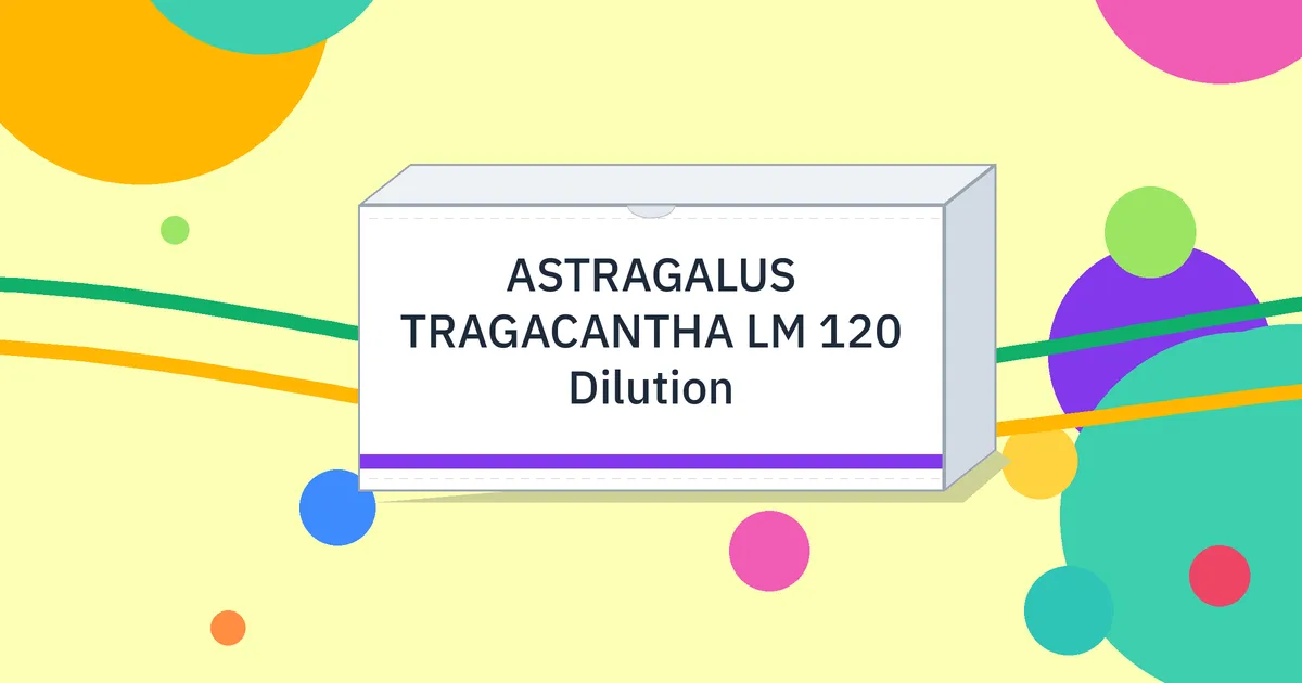 Symbolbild: Packung mit der Aufschrift ASTRAGALUS TRAGACANTHA LM 120 Dilution (PZN 13405520) – Verfügbarkeit und Bezug in Apotheken in Frankfurt am Main