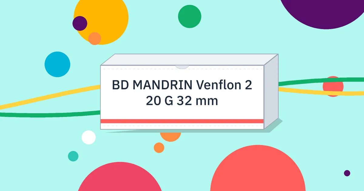 Symbolbild: Packung mit der Aufschrift BD MANDRIN Venflon 2 20 G 32 mm (PZN 04250432) – Verfügbarkeit und Bezug in Apotheken in Frankfurt am Main