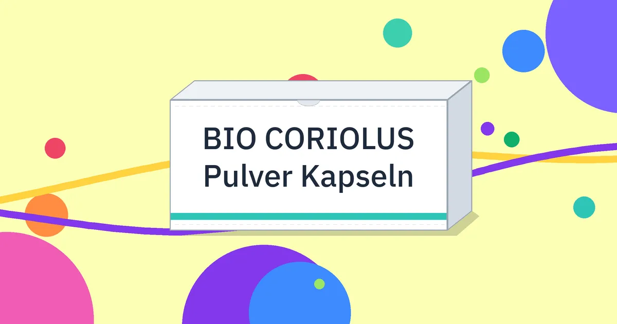 Symbolbild: Packung mit der Aufschrift BIO CORIOLUS Pulver Kapseln (PZN 17628493) – Verfügbarkeit und Bezug in Apotheken in Frankfurt am Main