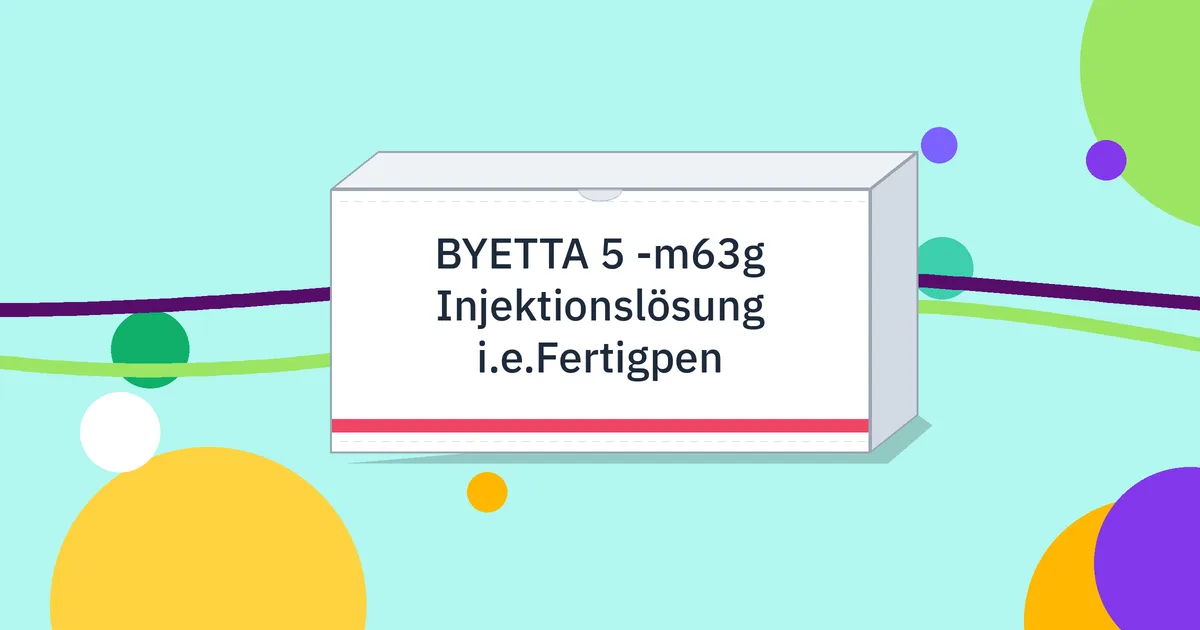 Symbolbild: Packung mit der Aufschrift BYETTA 5 -m63g Injektionslösung i.e.Fertigpen (PZN 01245778) – Verfügbarkeit und Bezug in Apotheken in Frankfurt am Main