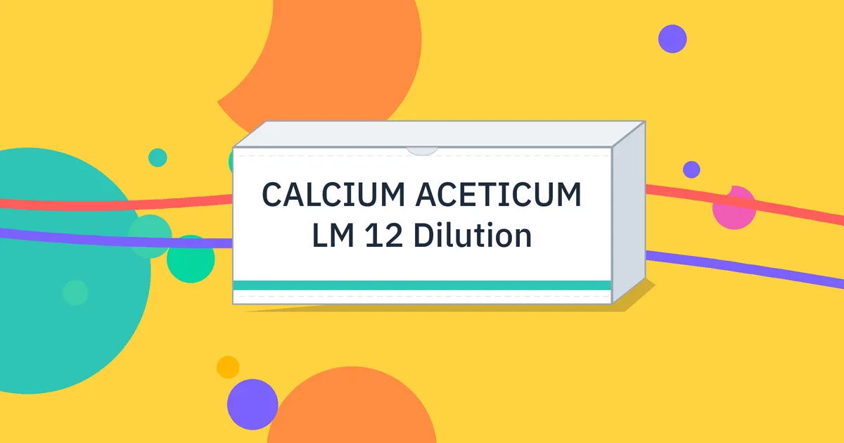Symbolbild: Packung mit der Aufschrift CALCIUM ACETICUM LM 12 Dilution (PZN 13405566) – Verfügbarkeit und Bezug in Apotheken in Frankfurt am Main