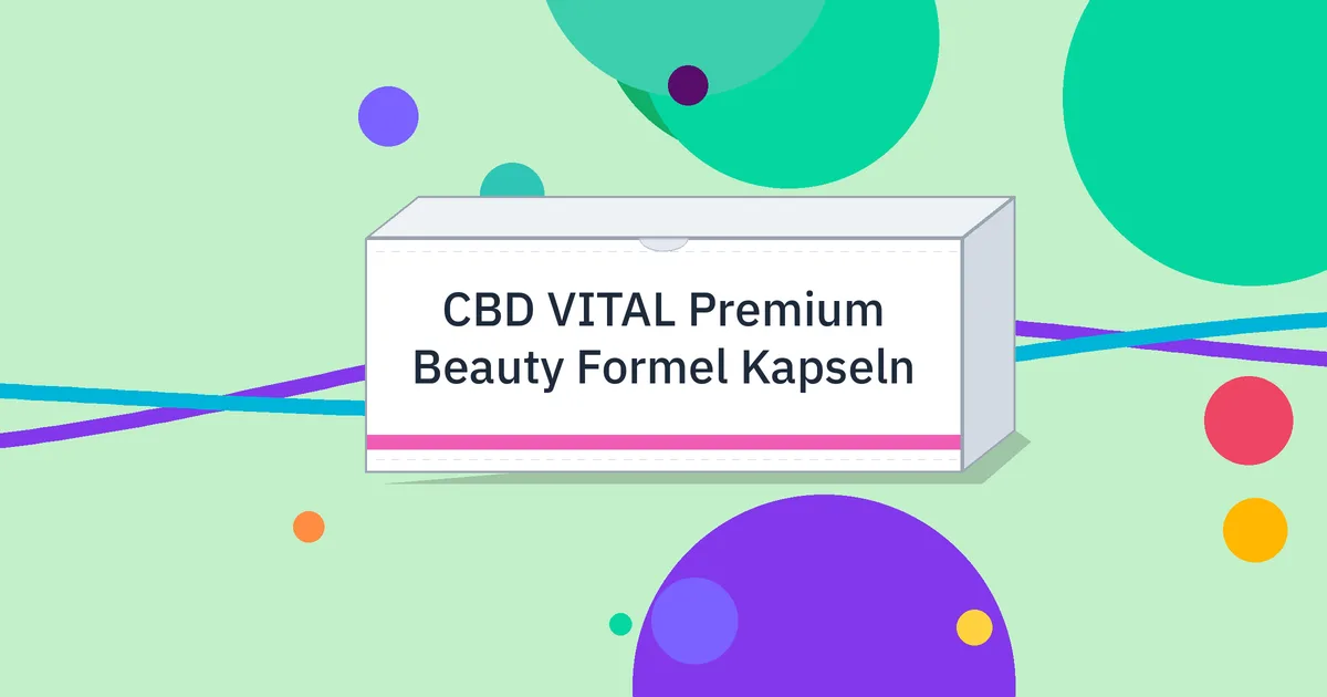 Symbolbild: Packung mit der Aufschrift CBD VITAL Premium Beauty Formel Kapseln (PZN 16632920) – Verfügbarkeit und Bezug in Apotheken in Frankfurt am Main