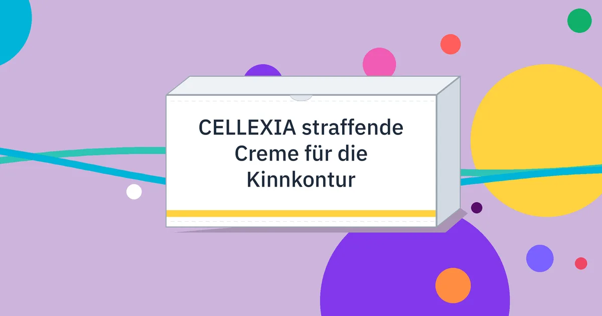 Symbolbild: Packung mit der Aufschrift CELLEXIA straffende Creme für die Kinnkontur (PZN 19492170) – Verfügbarkeit und Bezug in Apotheken in Frankfurt am Main