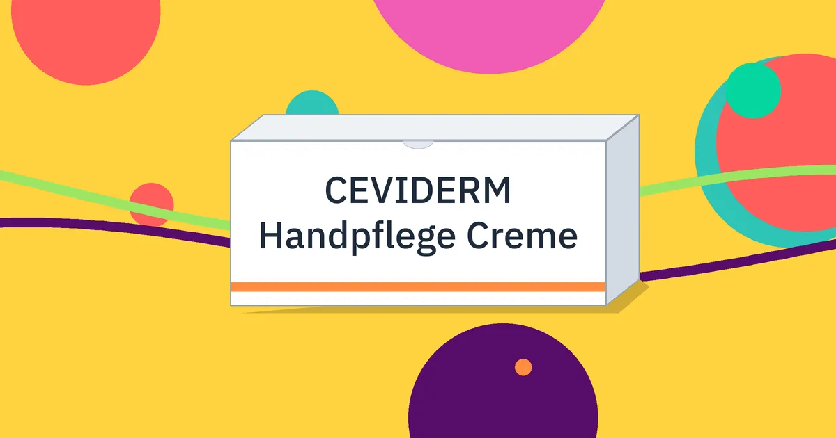 Symbolbild: Packung mit der Aufschrift CEVIDERM Handpflege Creme (PZN 14325728) – Verfügbarkeit und Bezug in Apotheken in Frankfurt am Main
