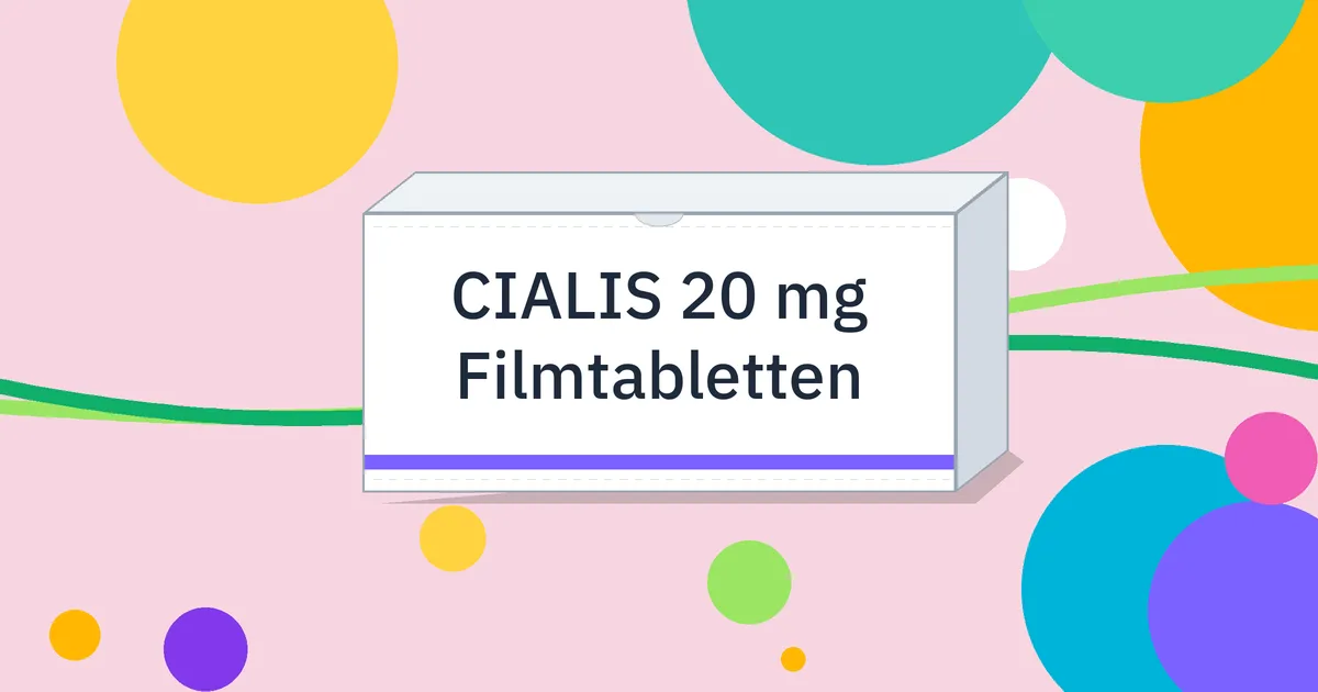 Symbolbild: Packung mit der Aufschrift CIALIS 20 mg Filmtabletten (PZN 17286704) – Verfügbarkeit und Bezug in Apotheken in Frankfurt am Main