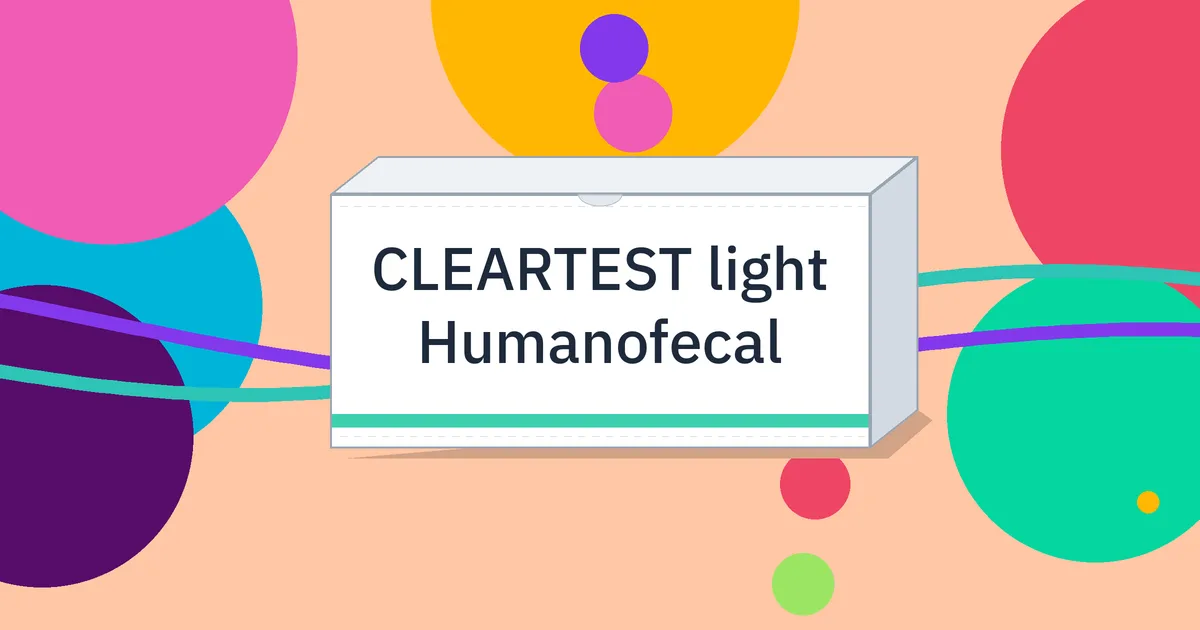 Symbolbild: Packung mit der Aufschrift CLEARTEST light Humanofecal (PZN 18761805) – Verfügbarkeit und Bezug in Apotheken in Frankfurt am Main