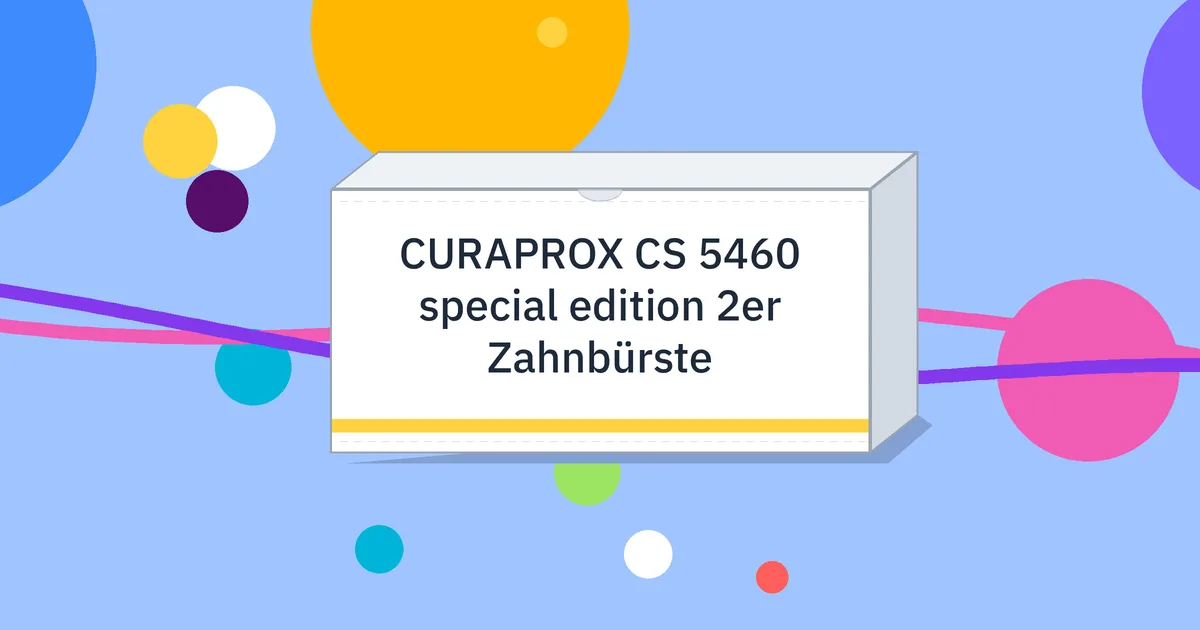 Symbolbild: Packung mit der Aufschrift CURAPROX CS 5460 special edition 2er Zahnbürste (PZN 16599128) – Verfügbarkeit und Bezug in Apotheken in Frankfurt am Main