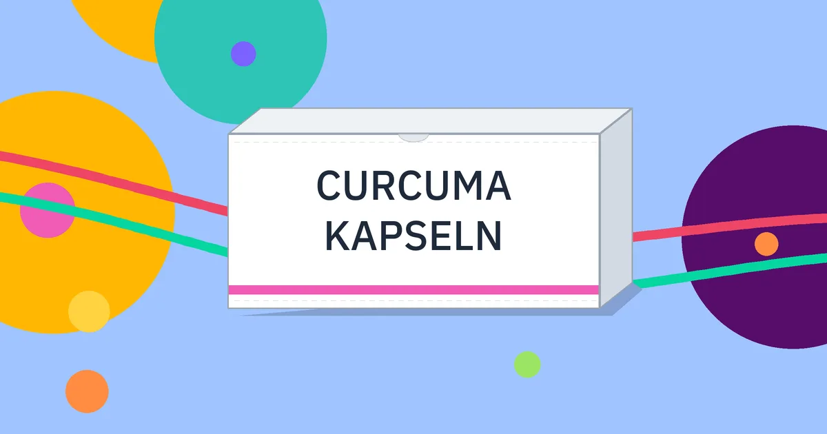 Symbolbild: Packung mit der Aufschrift CURCUMA KAPSELN (PZN 14286394) – Verfügbarkeit und Bezug in Apotheken in Frankfurt am Main