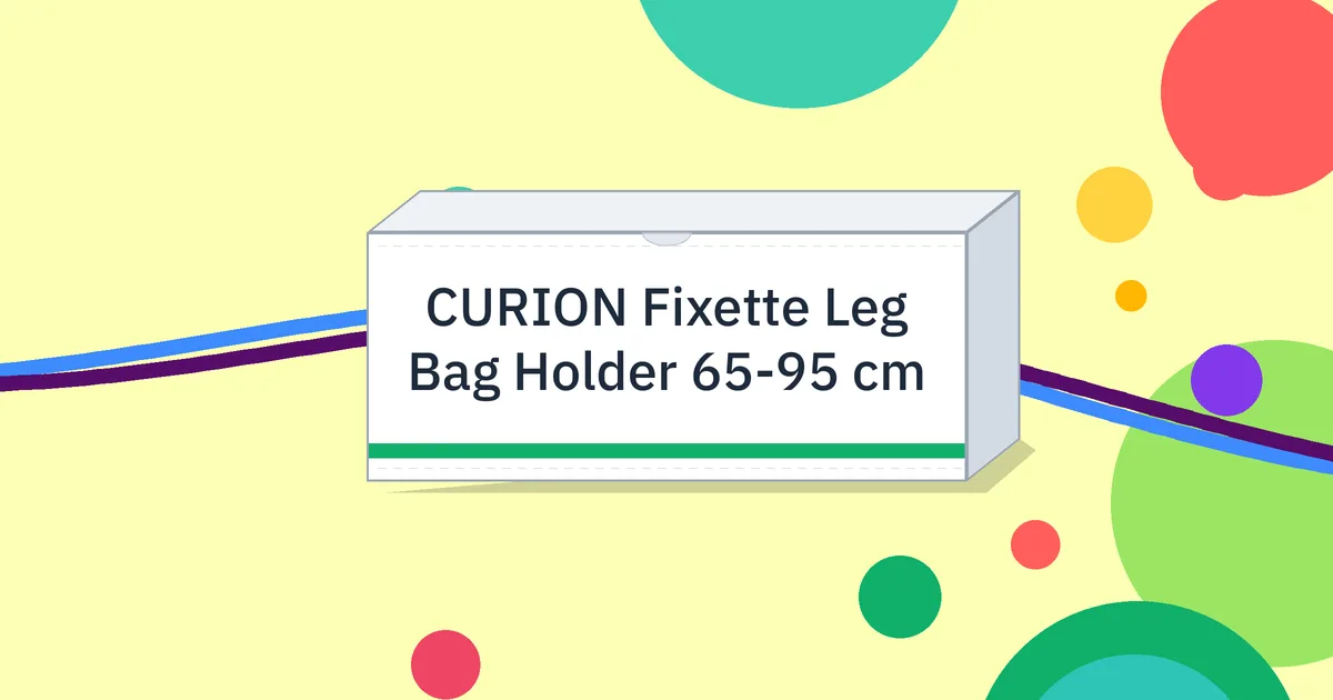 Symbolbild: Packung mit der Aufschrift CURION Fixette Leg Bag Holder 65-95 cm (PZN 20892615) – Verfügbarkeit und Bezug in Apotheken in Frankfurt am Main