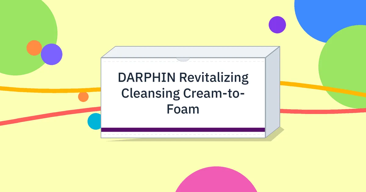 Symbolbild: Packung mit der Aufschrift DARPHIN Revitalizing Cleansing Cream-to-Foam (PZN 20770349) – Verfügbarkeit und Bezug in Apotheken in Frankfurt am Main